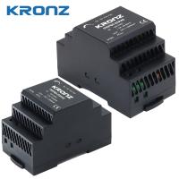 China 60W Output Power Industrial Power Supply with Din Rail Mount 4.9-5.5V ADJ Plastic Housing for sale