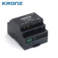 China 12V 90W Din Rail Mout Industrial Power Supply with Black Plastic Housing Max.120mV for sale