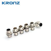 China Aviation Plug Solder Female Mount 8Pin Connector Socket M12 for Electrical Electronic Signal for sale