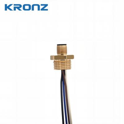 China 4-Pin M12 Male Connector 1/2