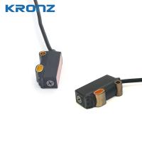 China Micro Photoelectric Sensor 0-120mm Adjustable Detection PNP NO Output Red Visible Light for sale