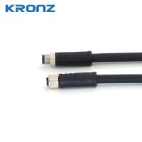 China M12 connector 2M cable K-code IP67 protection used for industrial automation for sale