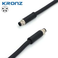 China M12 connector 2M cable L-code IP67 protection used for industrial automation for sale