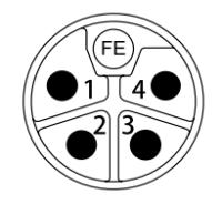 China M12 male bent pre cast connector L-CODE IP67 Suitable for automated sensors for sale