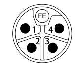 China M12 connector 2M cable L-code IP67 protection used for industrial automation for sale