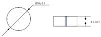 China High-Sensitivity KTH-R10 HF RFID Tag with ISO 15693 Protocol and IP68 Rated for Industrial Applications for sale