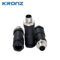 China M12 Male Field Wirable Connector with 5 Pin A-CODE Keying and IP67 Protection for Industrial Automation for sale