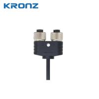 China M12 Y-distributor Female Connector M12x2 with Cable for sale
