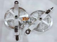 China Alloy Steel Hay Pulley 10-16 Inch 2500-5000kg Safety Load Oil Gas Well Wireline Tool for sale
