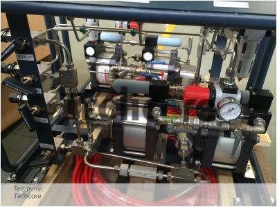 China DST Drill Stem Test Pump System 2000 bar Maximum Pressure Two-Stage Supercharging for Oil Well Testing for sale