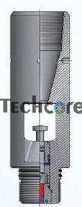 China API Oil Well Casing Perforation Sand Proof Mechanical Firing Head - 60MPa/120MPa Pressure, Φ60-93mm OD for sale