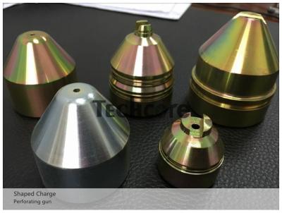 China Deep Penetration Shaped Charge Oil Well Perforation with 645mm Penetration and 120°C Temperature Rating for sale