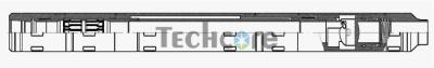 China API Standard Well Completion Fluid Loss Control Valve 9-5/8 x 4-1/2 with 10000 psi Burst Rating and 7500 psi Flapper Pressure for sale