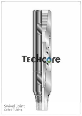 China Coiled Tubing BHA Swivel Joint 360° Rotation 2.125in OD 40000lb Tension CT Tool for sale