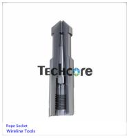 China Pear Drop Type Oil Well Downhole Slickline Rope Socket Wireline Tools - 0.092