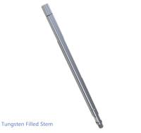 China Tungsten Filled Stem Wireline Sinker Bar 1.25-2.5 inch OD Alloy Steel with UN Thread Quick Connections 2-5 ft Length for sale