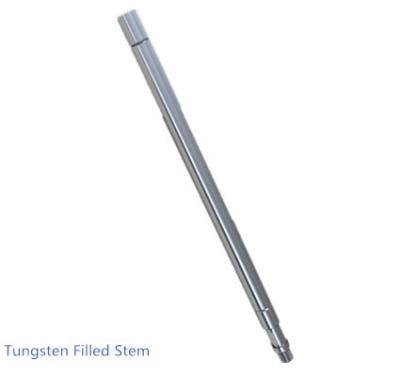 China Tungsten Filled Stem Wireline Sinker Bar 1.25-2.5 inch OD Alloy Steel with UN Thread Quick Connections 2-5 ft Length for sale