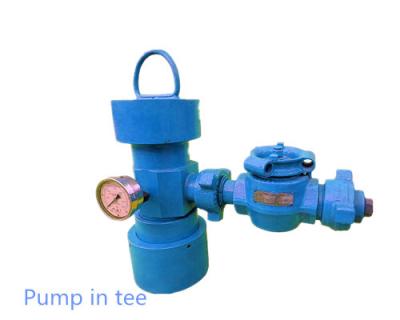 China Wireline Pump-in Sub Pressure Control Tee 120-180mm ID with 5000-15000 PSI Working Pressure for Oilfield Operations for sale