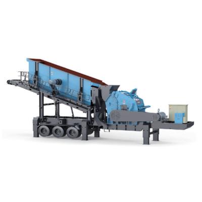China Portable Impact Crushing Plant，various ores Crushing，  Secondary Sand Making Machine， for sale