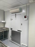 China White Colorbond Steel Refrigeration Cold Room Cold storage Right Angle / Curved Corner for sale