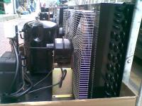 China CAJ4461YHR Tecumseh Air Cooled Hermetic Condensing Unit 1/2HP R134a Refrigeration System for sale
