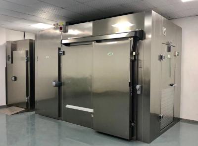 China Combined 304 Stainless Steel Low And Temperature Customized Deep Freezer Cold Room For Seafood And Meat Frozen for sale
