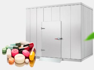 China Pharmaceutical Biological 220V 380V Walk In Coldroom 150mm Panel for sale
