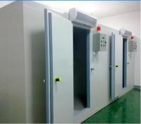 China Customized 4*8*2.6M Cold Room Cooling Unit 42KG/M3 Curved Corner Commercial Cold Rooms for sale