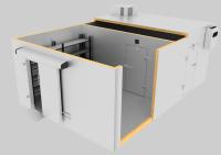 China 100mm thickness Customized White Colorbond Commercial Cold Rooms 220V 380V Freezer Storage Room for sale