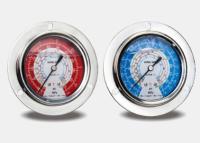China R4O4a 2.5inch Oil Filled Vacuum Pressure Gauge Class 1.6 High And Low Pressure for sale