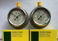 China R4O4a 2.5inch Oil Filled Vacuum Pressure Gauge Class 1.6 High And Low Pressure for sale