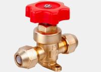 China 1/4 SAE KM Diaphragm Hand Valve Refrigeration Service Valves for sale