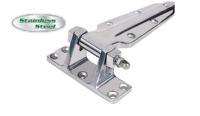 China 95KG Bearing Zinc Coldroom Parts Adjustable Door Hinges With Spring for sale