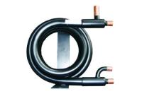 China R407c R410a refrigerant Water Source Heat Pump Coaixal Coils Heat Exchanger Water-Cooled Condenser for sale