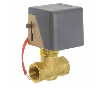 China CE ROHS Forged Brass 2 Port Motorised Valve Nitrile Rubber Sealing for sale