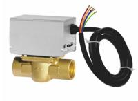 China CE ROHS Forged Brass 2 Port Motorised Valve Nitrile Rubber Sealing for sale