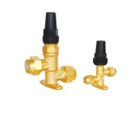China ZJF Series Right Angle Stop Valve R22 Refrigeration Service Valves for sale
