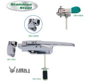 China Stainless Steel Die Cast Zinc Safety Latches Inside Release Handle For Freezer Room for sale