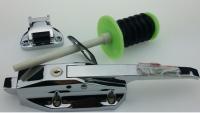 China Stainless Steel Die Cast Zinc Safety Latches Inside Release Handle For Freezer Room for sale