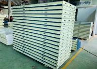 China 2.0mm Steel Polyurethane Board 42KG/M3 Cold Storage Insulated Panels for sale