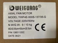China 500mm Axial Fan Motors YWF4E-500S-137/35-G 220V 50Hz 380W for sale