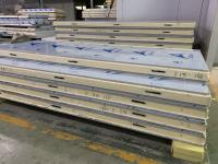 China White Colorbond Refrigeration Cold Room Curved Corner 150mm Panel for sale
