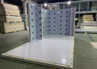 China Rounded Corner Walk In Coldroom 150mm Panel White Colorbond Kitchen Freezer Room for sale