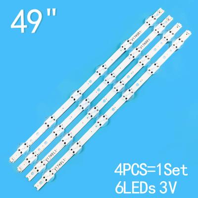 China For LG49UV340C 49UJ6565 Light Strip LC490DGG 49 ''V17 ART3 2862 REV0.2 for sale