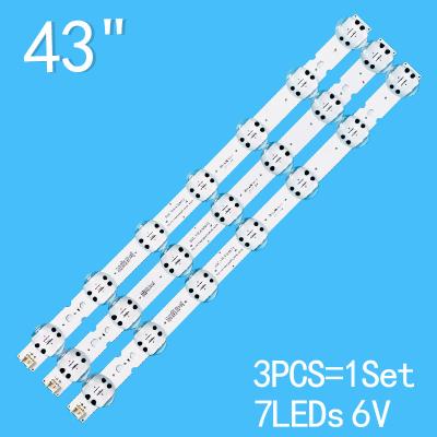 China For LG 43UK6750PLD Light Strip SSC_ Y19 Trident_ 43UM75_ REV00_181029 for sale