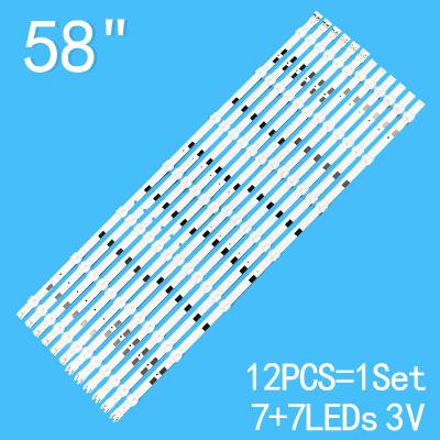 China for Samsung UA58J50SWAJ/XXZ Light Bar 2014SVS58-MEGA-3228-L-7LED-REV1.2 for sale