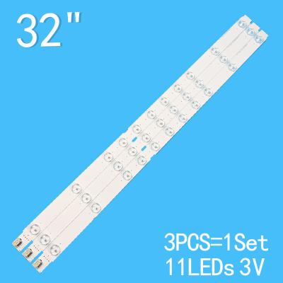 China Toshiba 32 Inch TV Backlight Strip SVT320AG0-REV0.6-130730 3 3V 11 Lights for sale