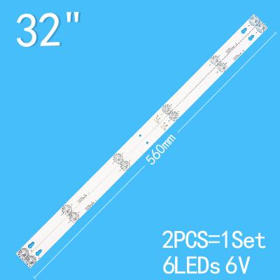 China for TCL 32 inch TV L32F1B/L32P1A/L32P2 4C-LB3206-HR01J/HR08J Light Strip for sale