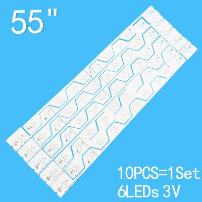 China 55UA6406W LV550NDEL TCL TV Backlight 55E5800 55FA3203 55FA3213 Light Strip for sale