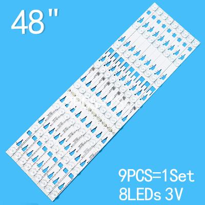 China For 4C-LB4808-YHE/YHA 48F1600-9X8-3030C-8S1P TCL L48F3700A light strip for sale